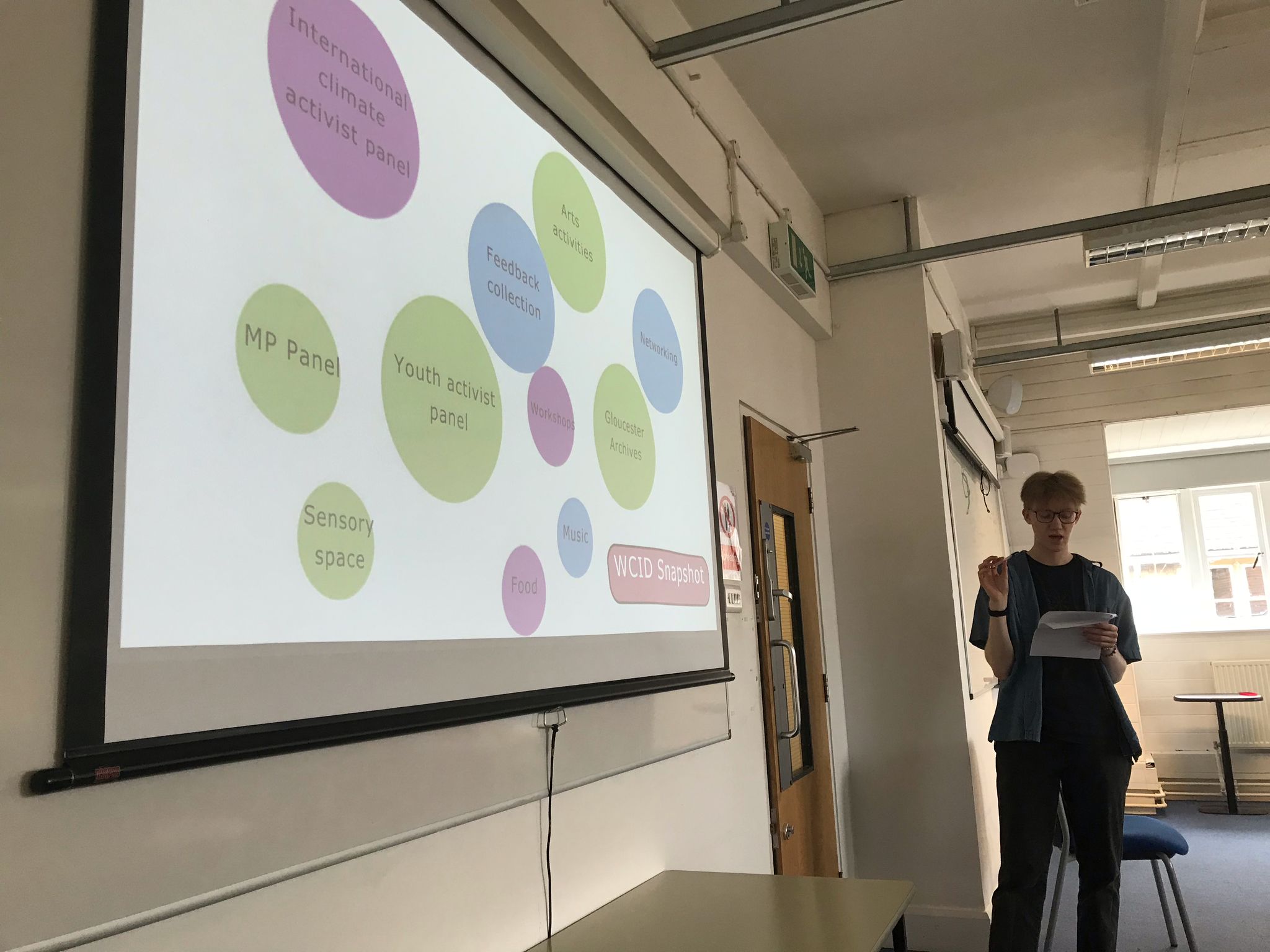 Young GYCG leader inspires students at UOG - Creative Sustainability